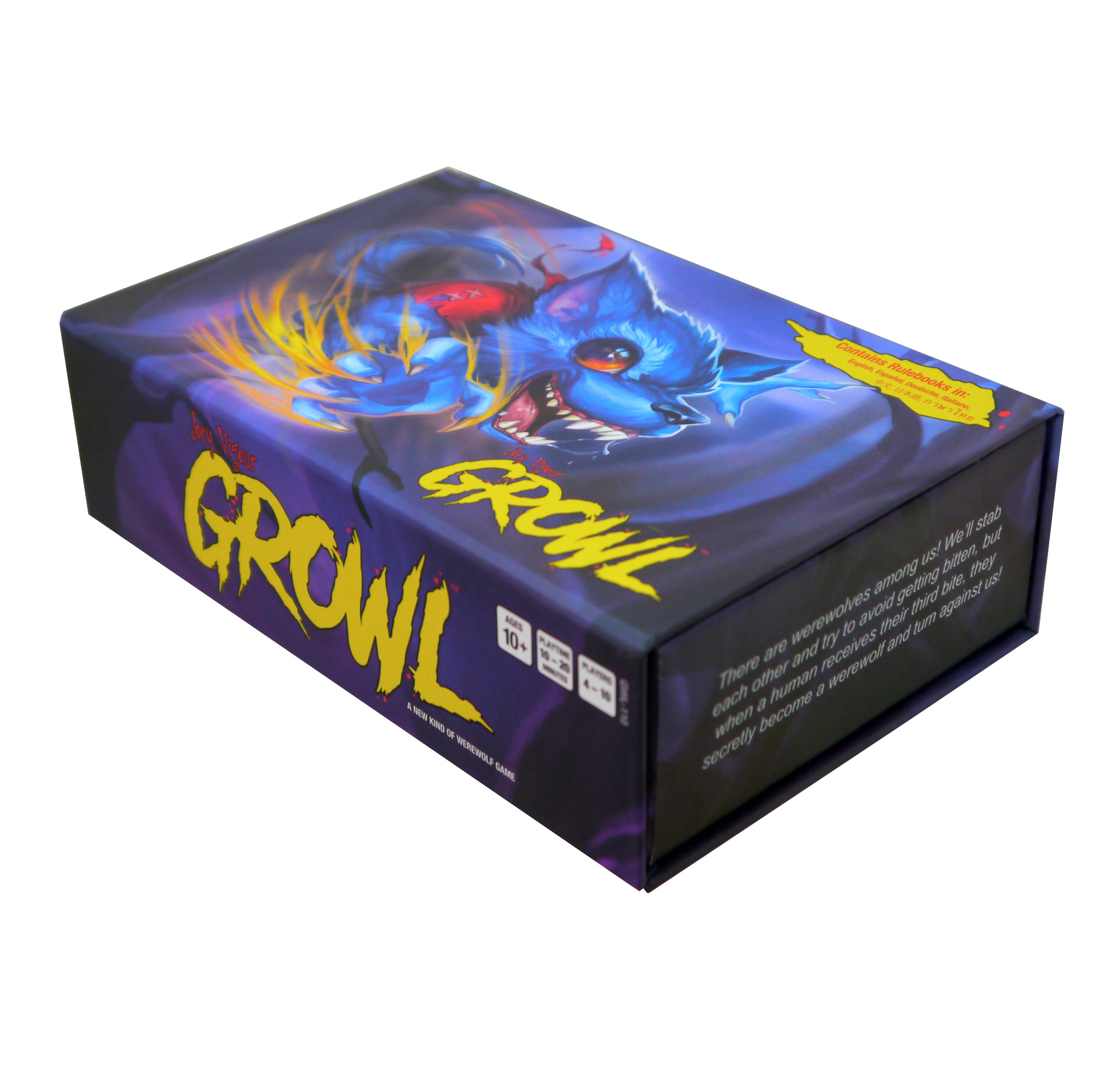 GROWL IS FULFILLING WORLDWIDE – Joey Vigour designs and publishes games